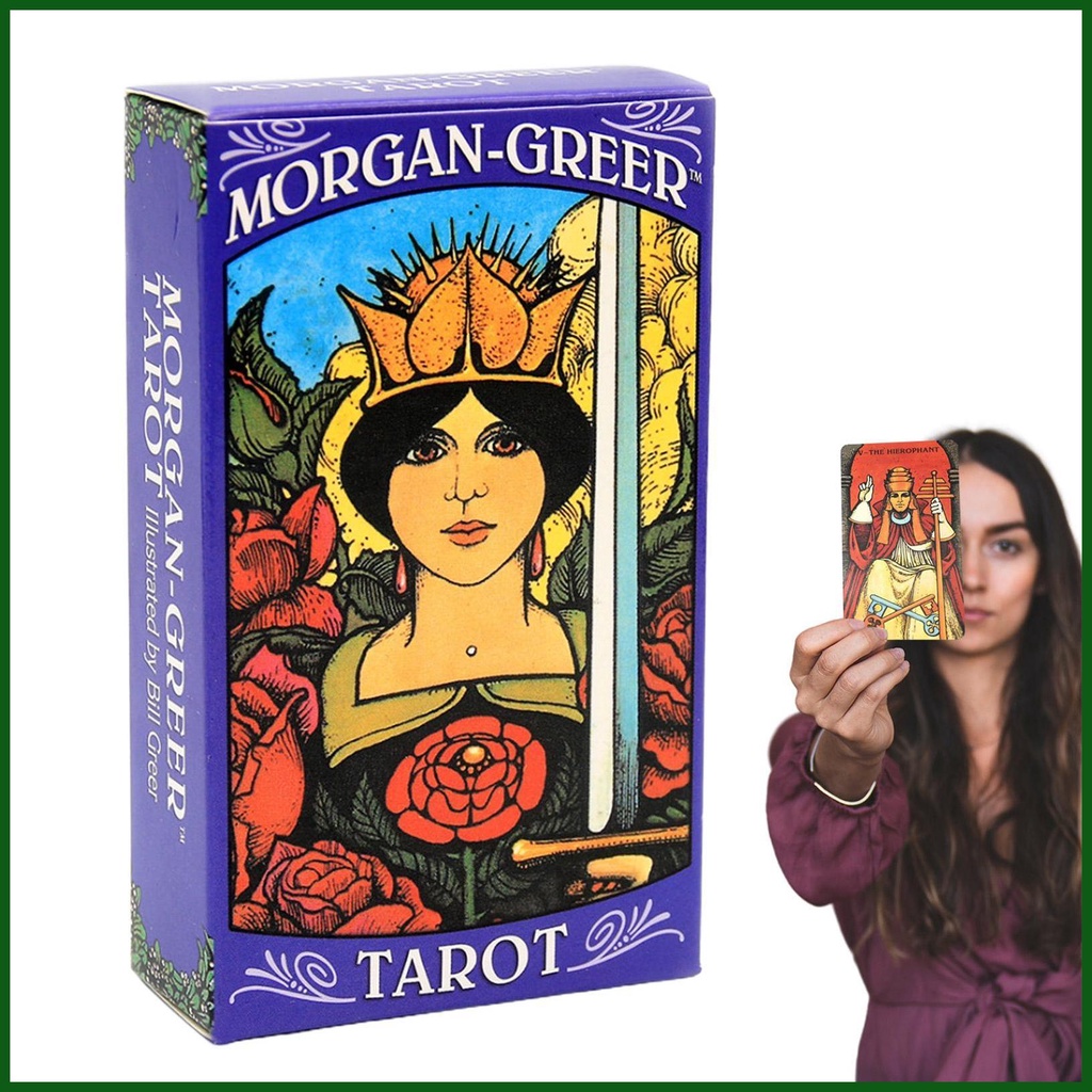 Cartas De Oráculos De Baraja De Tarot Morgan Greer Misteriosa ...