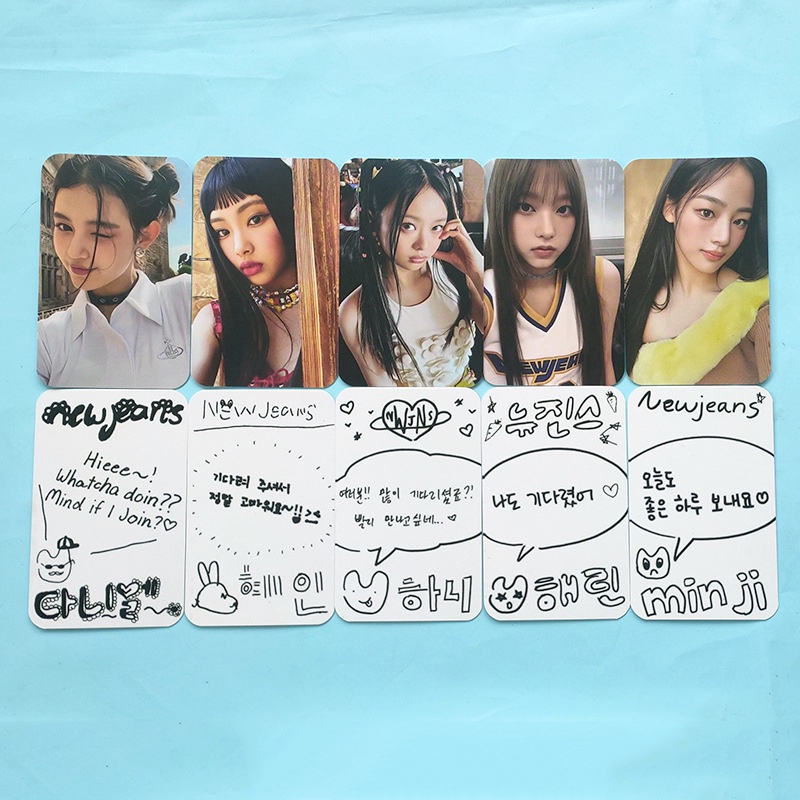 Kpop NEW JEANS Polaroid Mini Tarjeta Postal Fan Collection Card ...