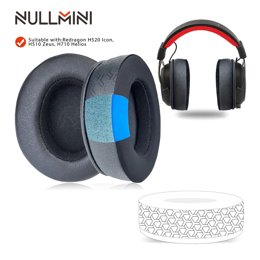 NullMini Almohadillas De Repuesto Para Los Auriculares Redragon H520 ...