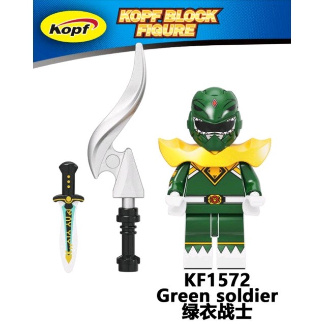 Lego Power Rangers Green Hero Ninja Movie Spiderman Hulk Luffy Thanos ...