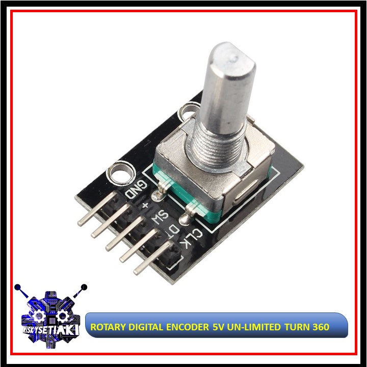 Codificador DIGITAL Rotativo 5V Giro Ilimitado 360 Grados Para ARDUINO ...