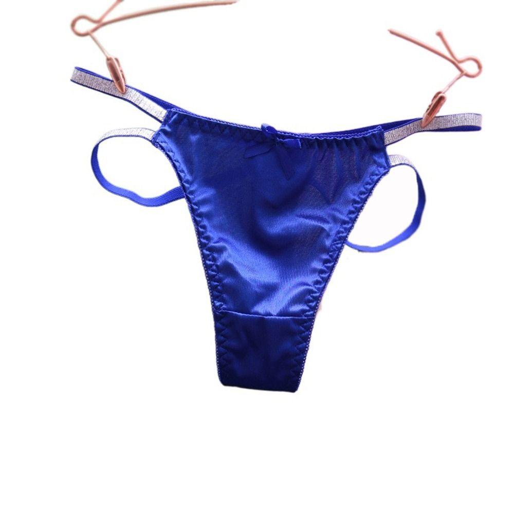 Selic1 Bragas De Seda De Hielo Fresco Transpirable Vintage Calzoncillos