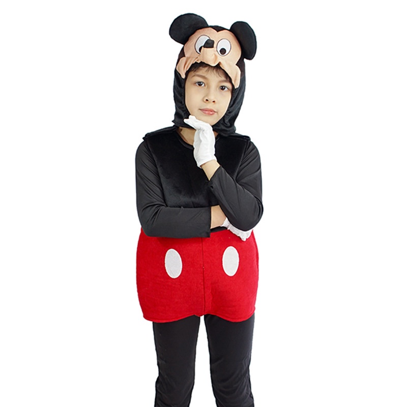 Disfraz De Navidad Para Niños cosplay Mickey Mouse Mono Traje De ...