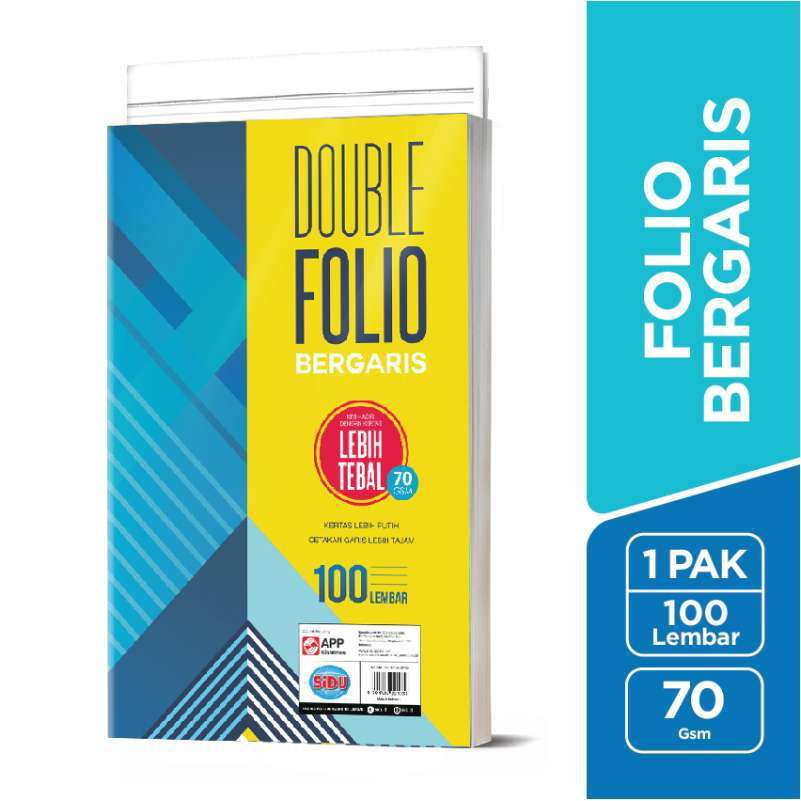 Papel FOLIO Doble Con Línea SIDU (Por 10 Hojas) | Shopee Colombia
