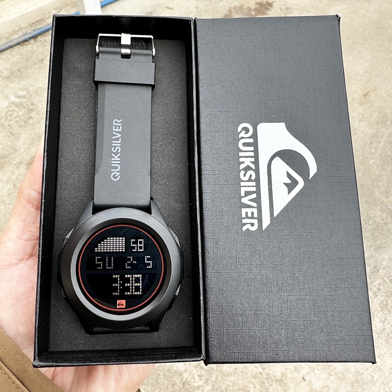 Quiksilver Reloj Digital De Goma De Los Hombres Deporte Moda Casual Al ...