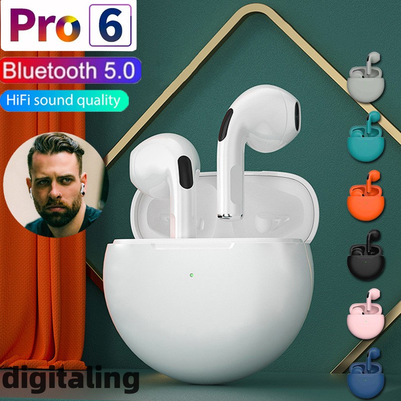 Pro 6 inpods TWS Audifonos Inalambricos Bluetooth Con Micrófono Para ...