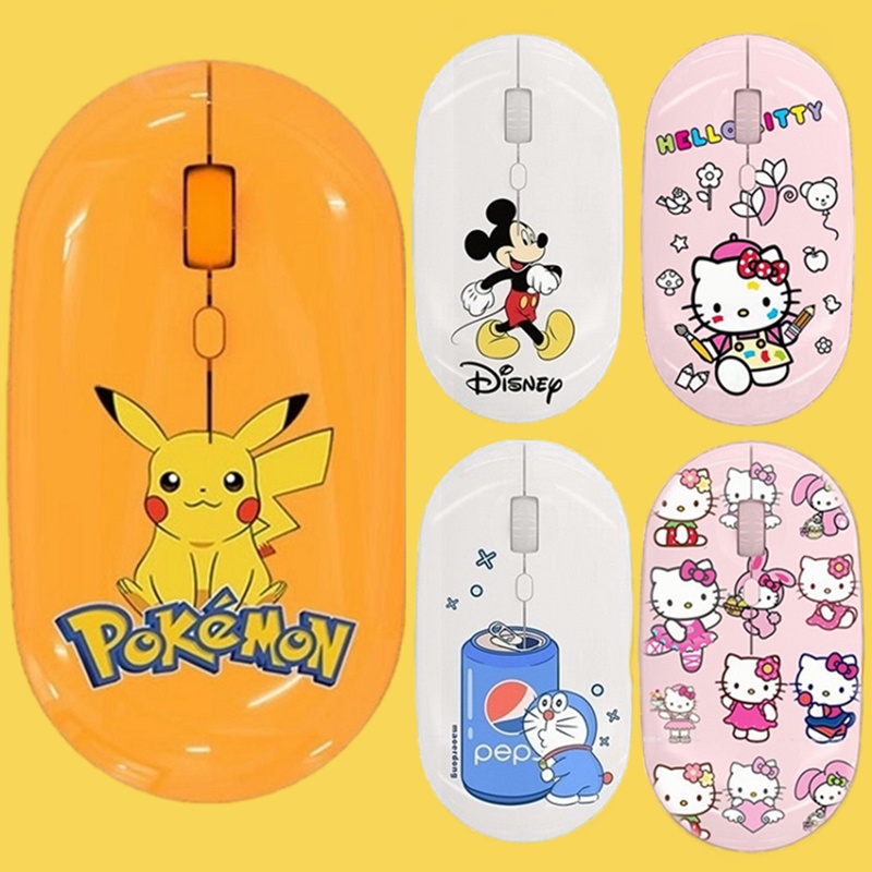 Disney Sanrio Doraemon Pokemon Pikachu Mouse Inalambrico Bluetooth ...