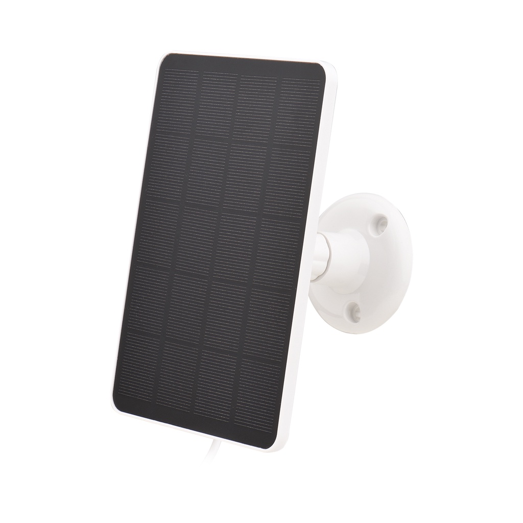Panel Solar Blanco De 4W 5V Para Cámara Exterior De Alimentación (Sin ...