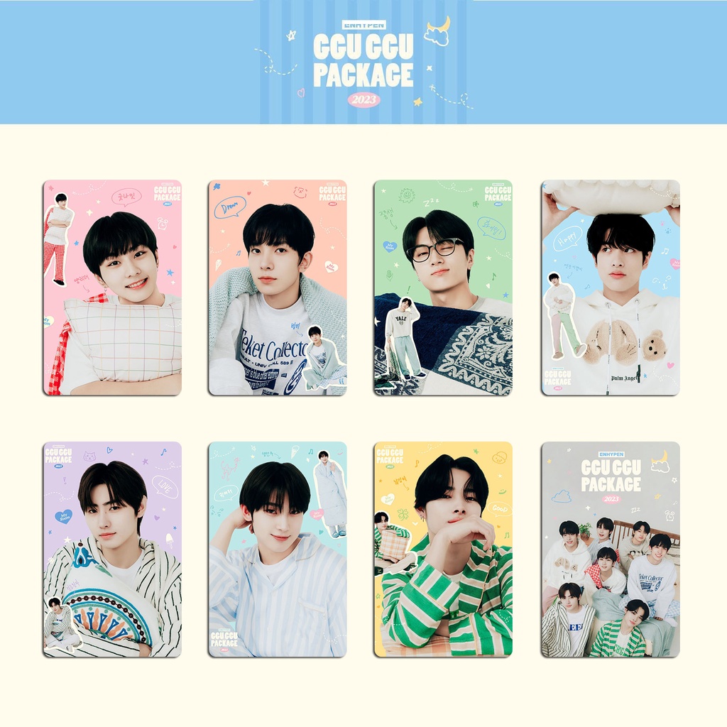 8 Unids/set ENHYPEN 2023 GGU Paquete Álbum Photocards Heeseung Sunoo ...