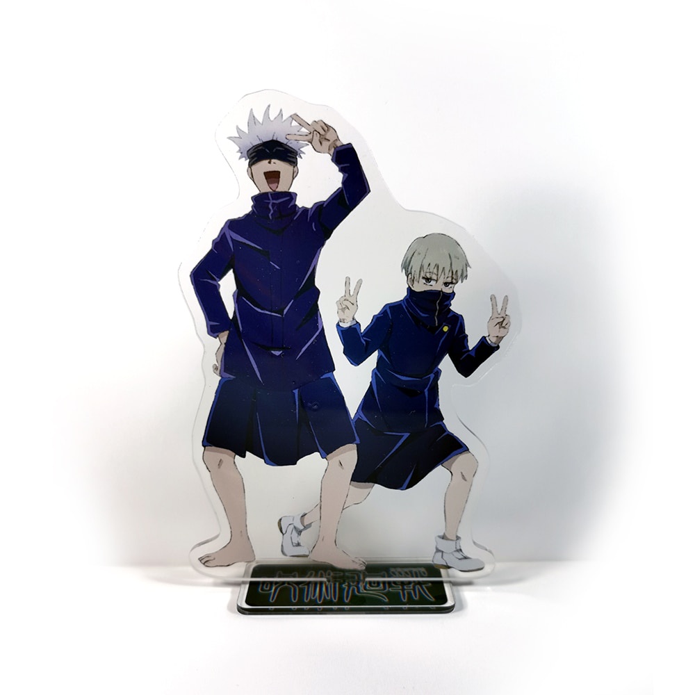 Jujutsu Kaisen Gojo Satoru Inumaki Toge Pareja Soporte Acrílico Figura ...
