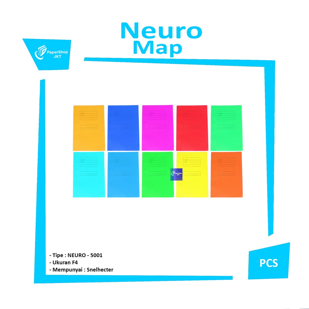 Neuro-Mapa De Colores 5001-5 Hojas | Shopee Colombia