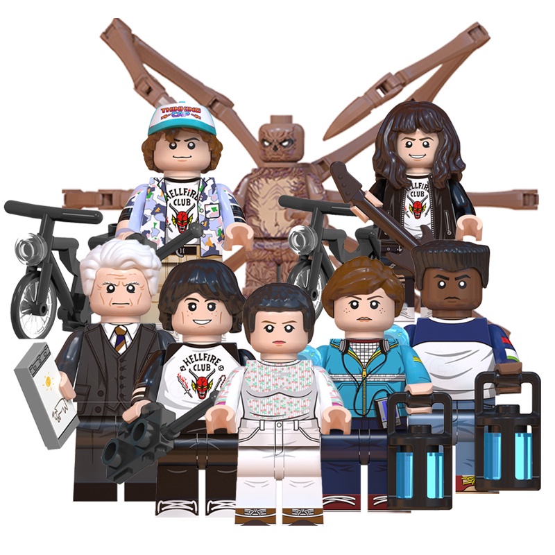 Cosas Extrañas Película De Dibujos Animados Ladrillos Figura Once Mike ...