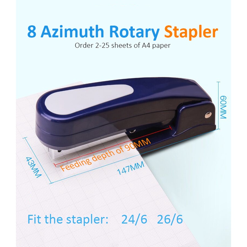 Grapadoras De Escritorio Giratorias De 360 Grados Multidireccionales Grapadora Giratoria De ...