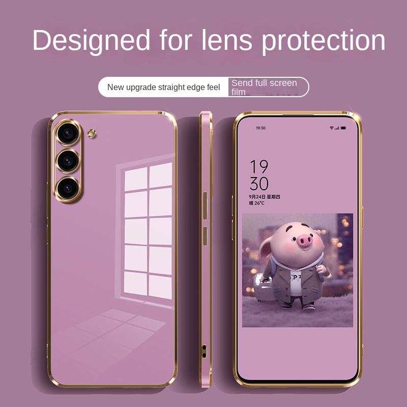 Samsung Galaxy S24 FE A16 5G A54 A16 A25 A15 5G A34 A14 5G A24 A04s A04 6D Chapado Carcasa De ...