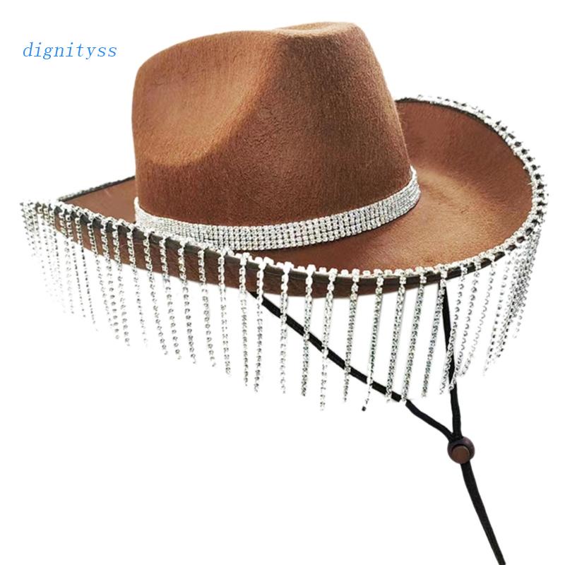 Explosión Diamantes De Imitación Vaquera Sombreros Glitter Rave Gorro ...