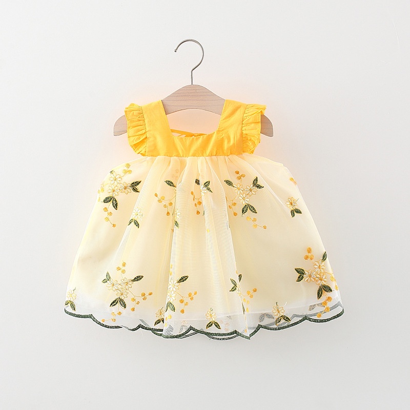 Hermosa Ropa Para Niños Verano Nuevo Patrón Bebé Niña Pequeño Vestido ...