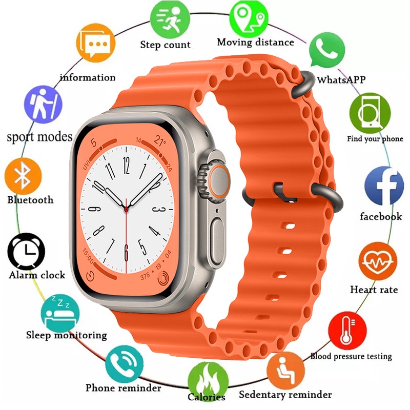 Smartwatch Original Smart Watch Ultra 8 mini Serie De 1,7 Pulgadas 41mm ...