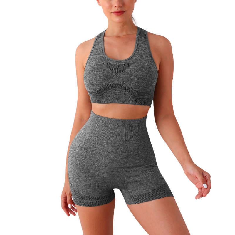 Conjuntos De 2 Piezas Legging Top Gym Mujer Fitness Sujetador ...