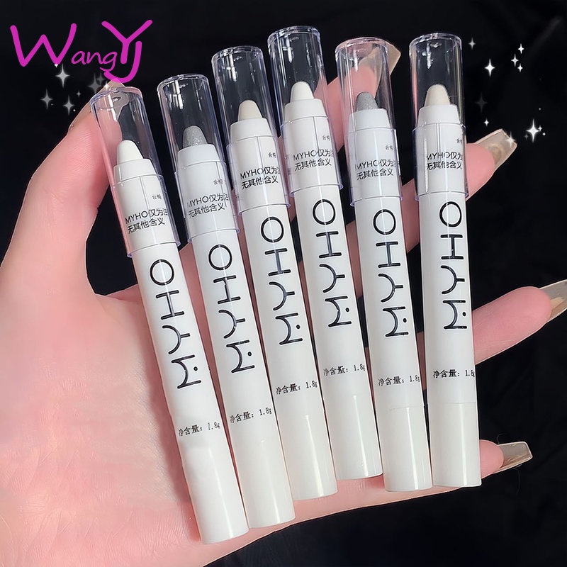 MYHO Lazy Eyeshadow Pen Iluminador Monocromo Con Brillo Nacarado Blanco ...