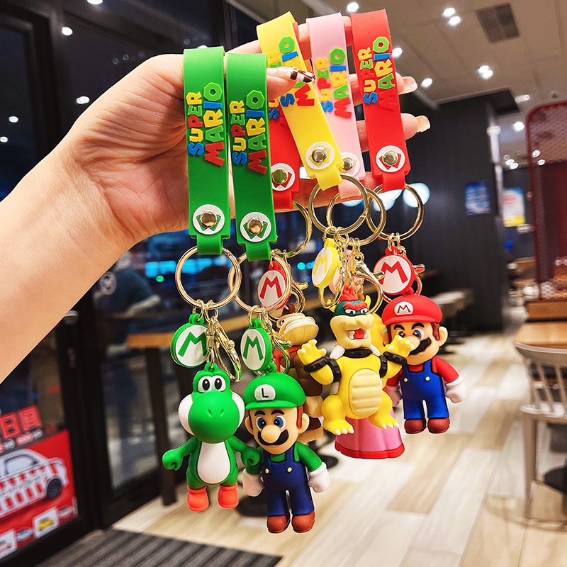 Llavero De La Serie Super Mary Mario Bros Luigi Toad Yoshi Bowser ...