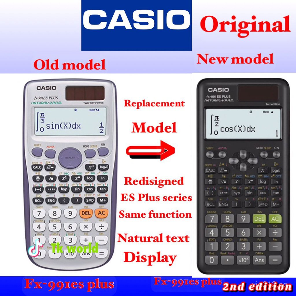 Casio FX-991ES PLUS 2a Edición Nuevo Modelo Calculadora Científica ...