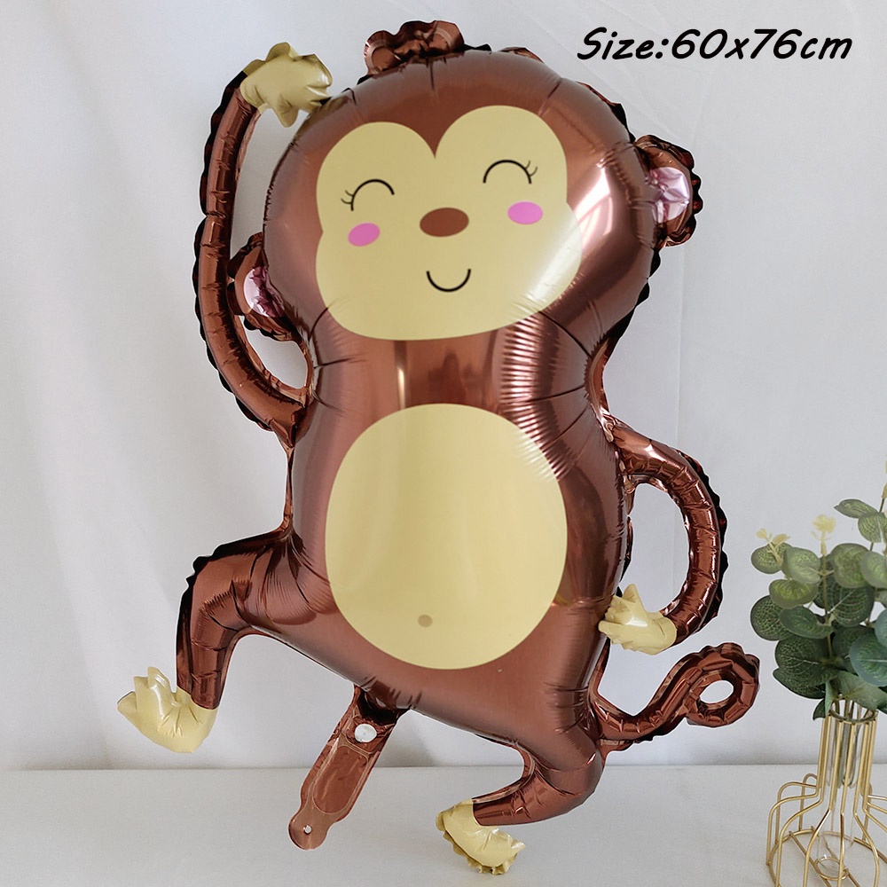 León Mono Leopardo Globos De Animales De Dibujos Animados 40inch Verde ...
