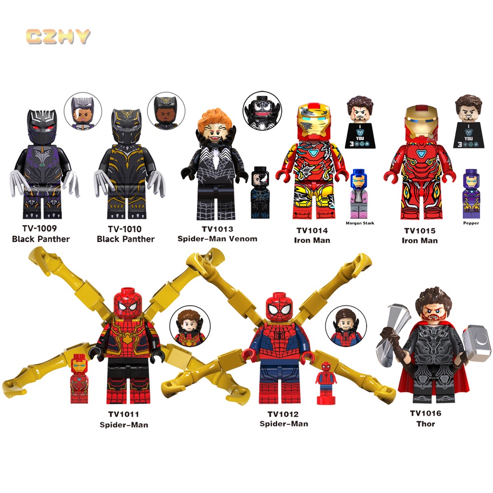 Super Heroes Ultron Iron Spider Venom Morgan Stark Pepper Man Movie ...