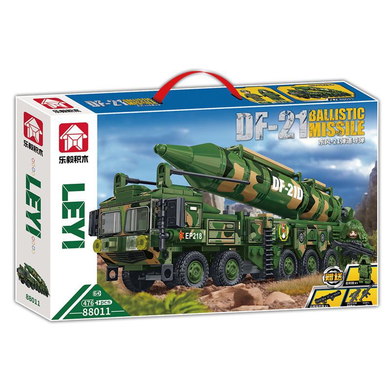 Militar DF-21 Bloque De Ladrillo Dongfeng 21 Vehículo De Misiles Balísticos De Construcción De ...