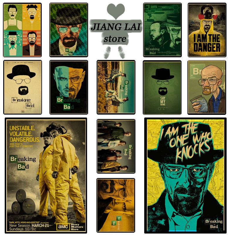 Breaking Bad Posters Película De Papel Vintage Pintura De Pared Duvar ...