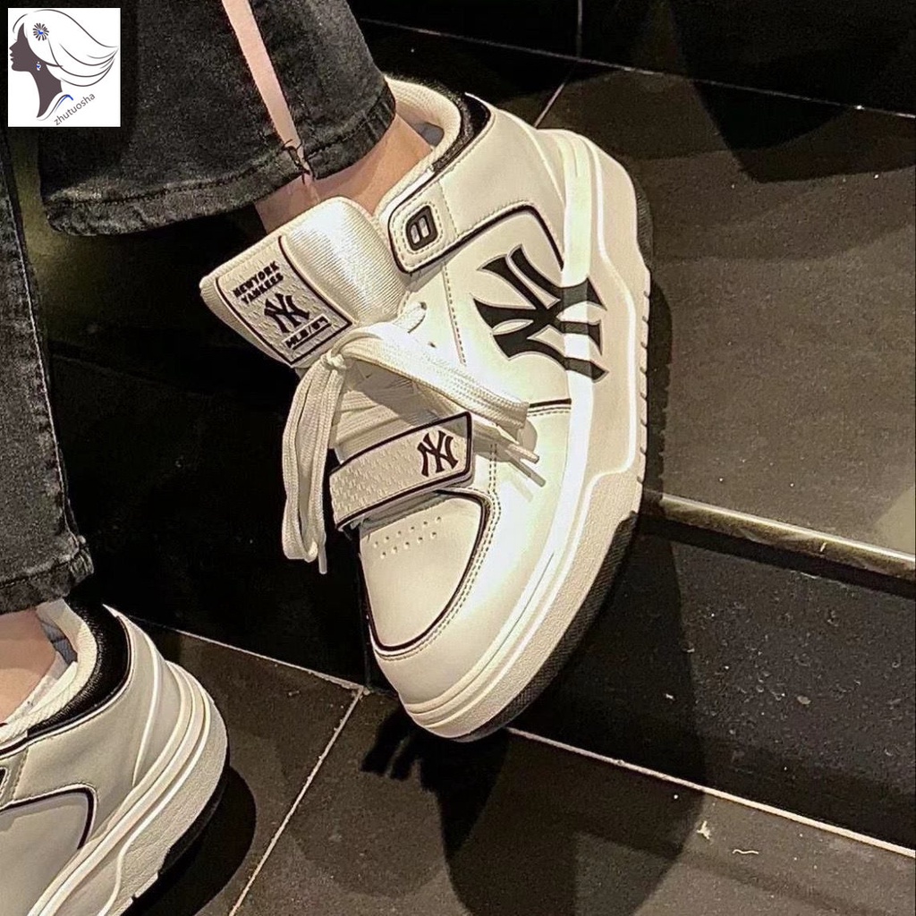 Mlb Korea Yankees NY Velcro Daddy zapatos de suela gruesa Unisex ...