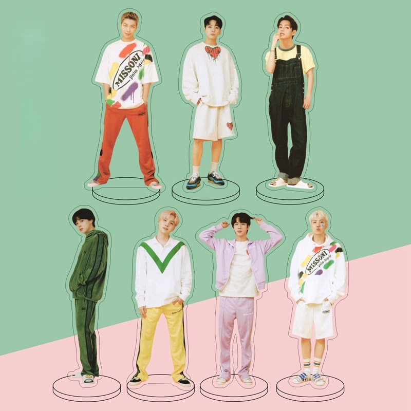 Kpop BTS Bangtan Boys V Jimin Jungkook Acrílico Stand-up Escritorio ...