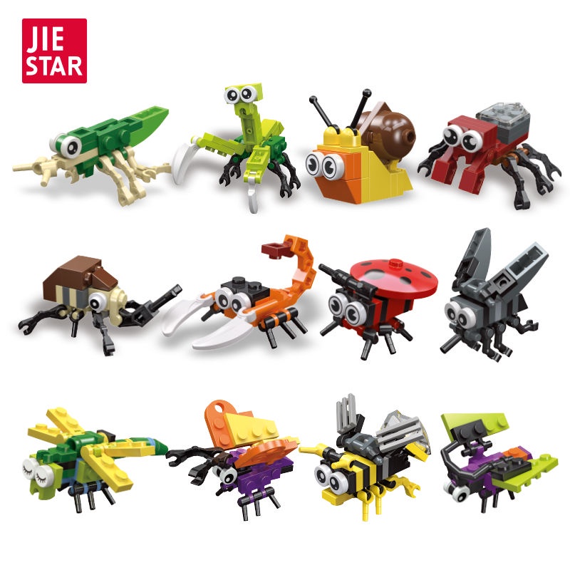 Insect World Domestic Building Blocks Compatible Con Lego Juguetes ...