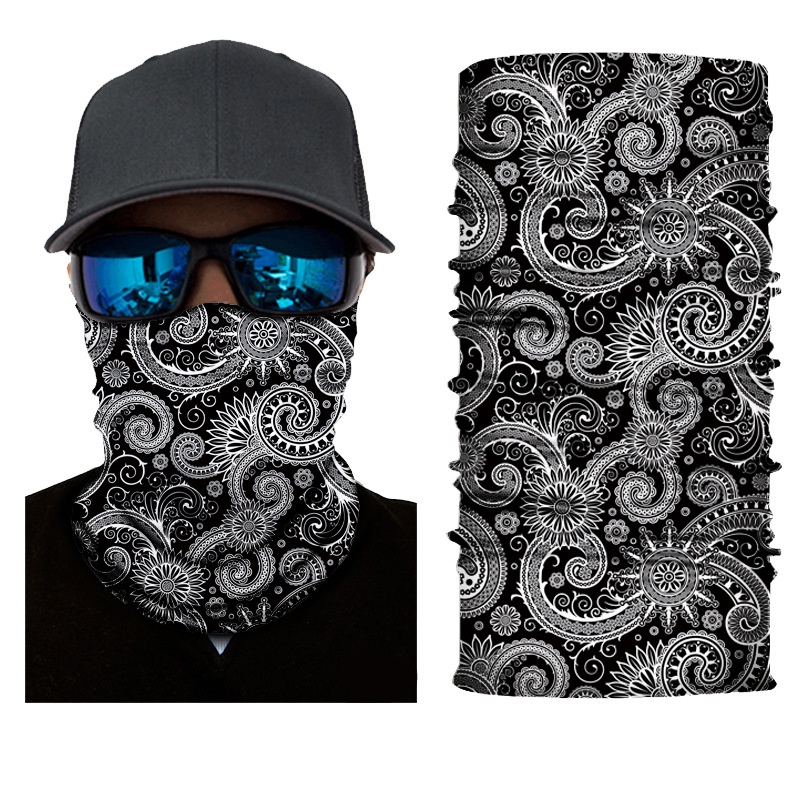 Anti Polvo UV Buff Bandana Turbante Cabeza Bufanda Cara Motocicleta ...