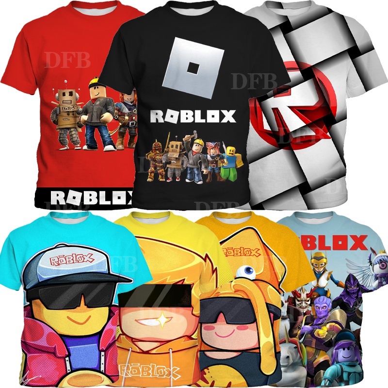 [3-12y] Roblox Anime Cartoon Camiseta De Los Niños De La Moda Diaria ...