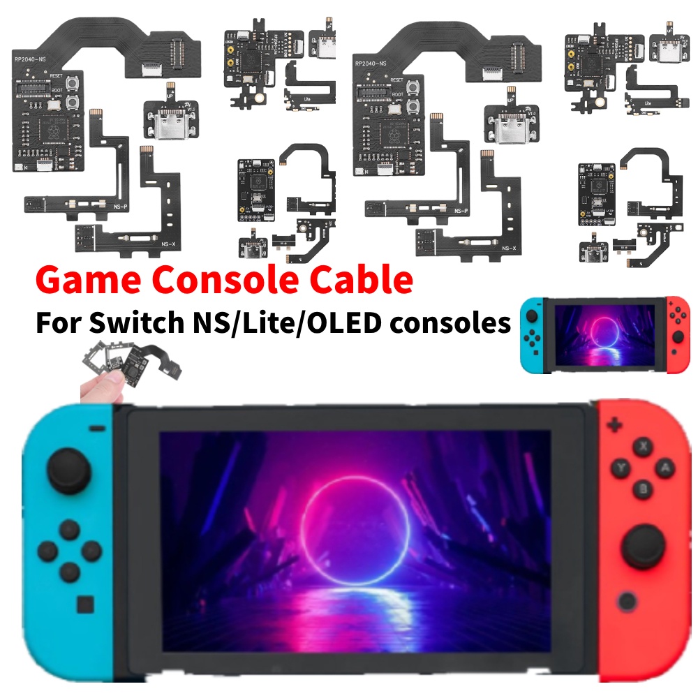 1 Juego RP2040 Para Nintendo Switch Oled Lite Chips Cable De Repuesto Para La Consola NS Cinta ...