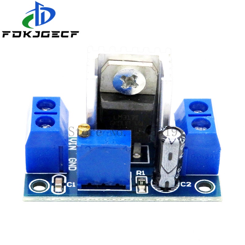 LM317 Fuente De Alimentación Del Regulador Lineal De Voltaje Ajustable LM317 DC-4.2-40V A 1.2 ...
