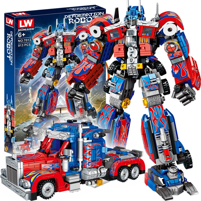 Optimus Prime Bumblebee Block Brick Autobot Metamorphic Robot ...