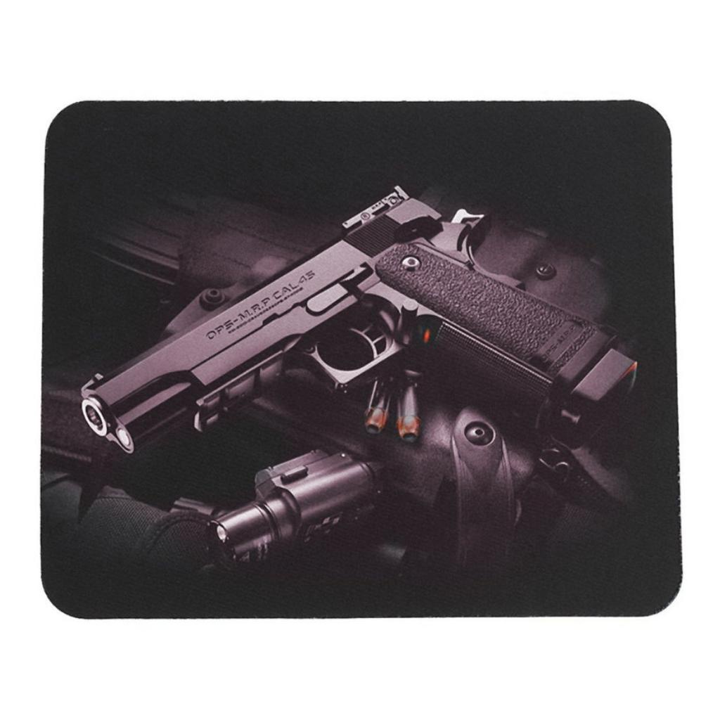 Gun Pattern Anti-Slip Laptop PC Mice Pad Mat Mousepad For Optical Laser ...