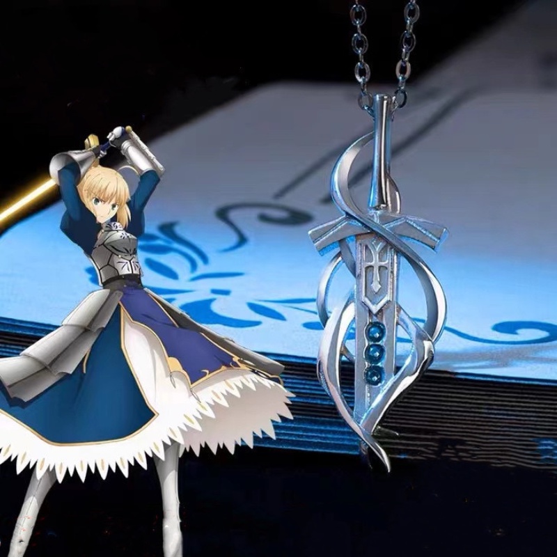Anime Juego Fate Stay Night Collar Saber Alter Excalibur Morgan ...