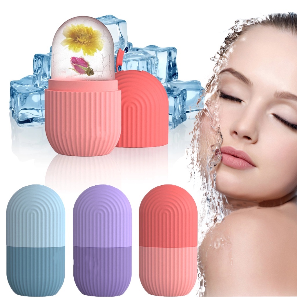 Rodillo Facial Molde De Hielo Cara Masaje Reutilizable Herramienta De ...