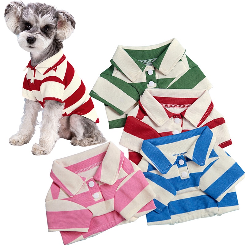 Cachorro Polo Camiseta Para Perros Pequeños Y Medianos Ropa De Verano ...