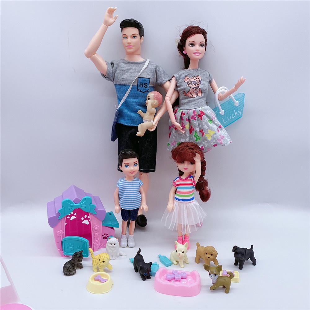 Muñeca Barbie Embarazada De 30 Cm , El Vientre Da a Luz Al Bebé ...