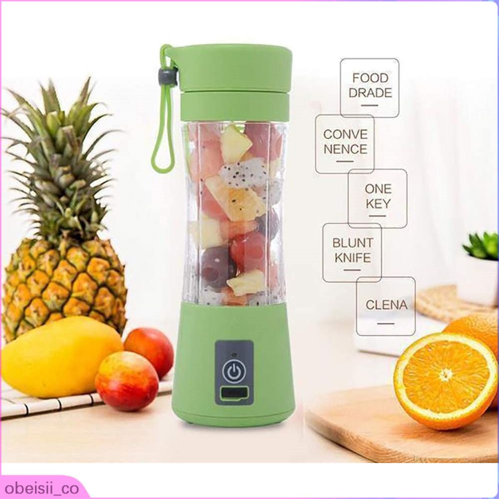 Mini 6 Cuchillas Exprimidor 400ml Usb Batidora Taza Licuadora Mini De ...