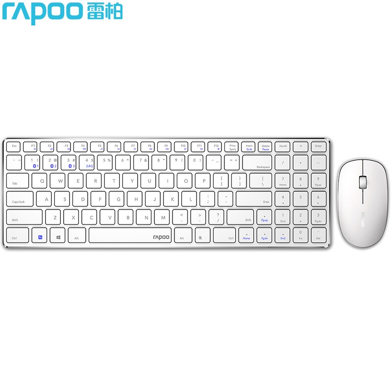 Rapoo (Rapoo) 9300g Teclado Ratón Set Inalámbrico Bluetooth Teclado ...