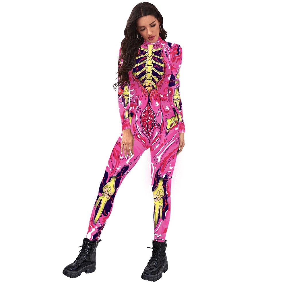 Mono Impreso En 3D Con Estampado 3D De Calavera Muscular Para Mujeres Y ...