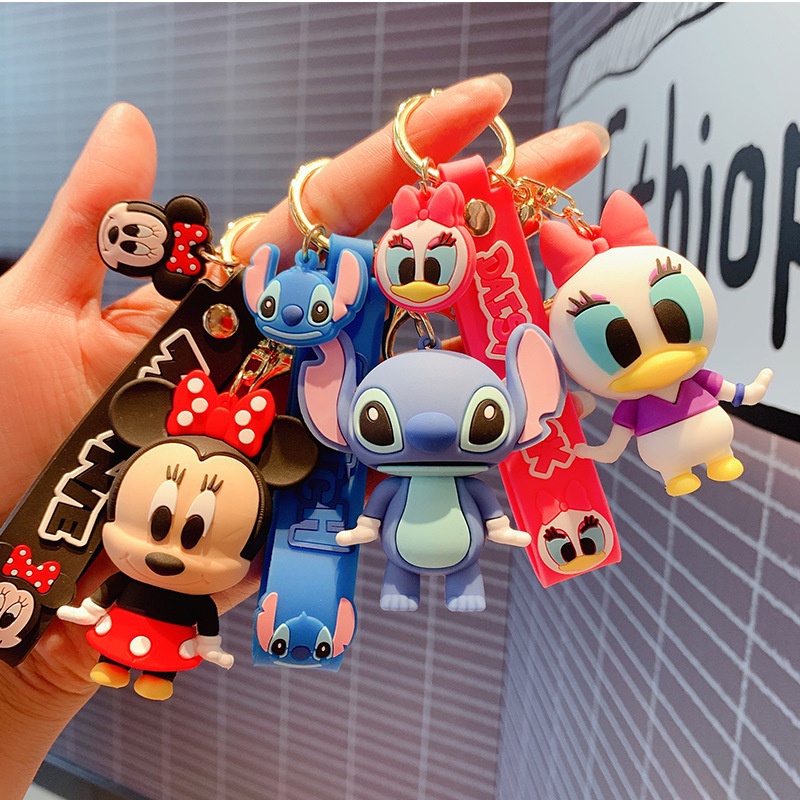 Lindo Llavero Colgante Shi Shunzhen Pooh Mickey Minnie Colgante Muñeca ...
