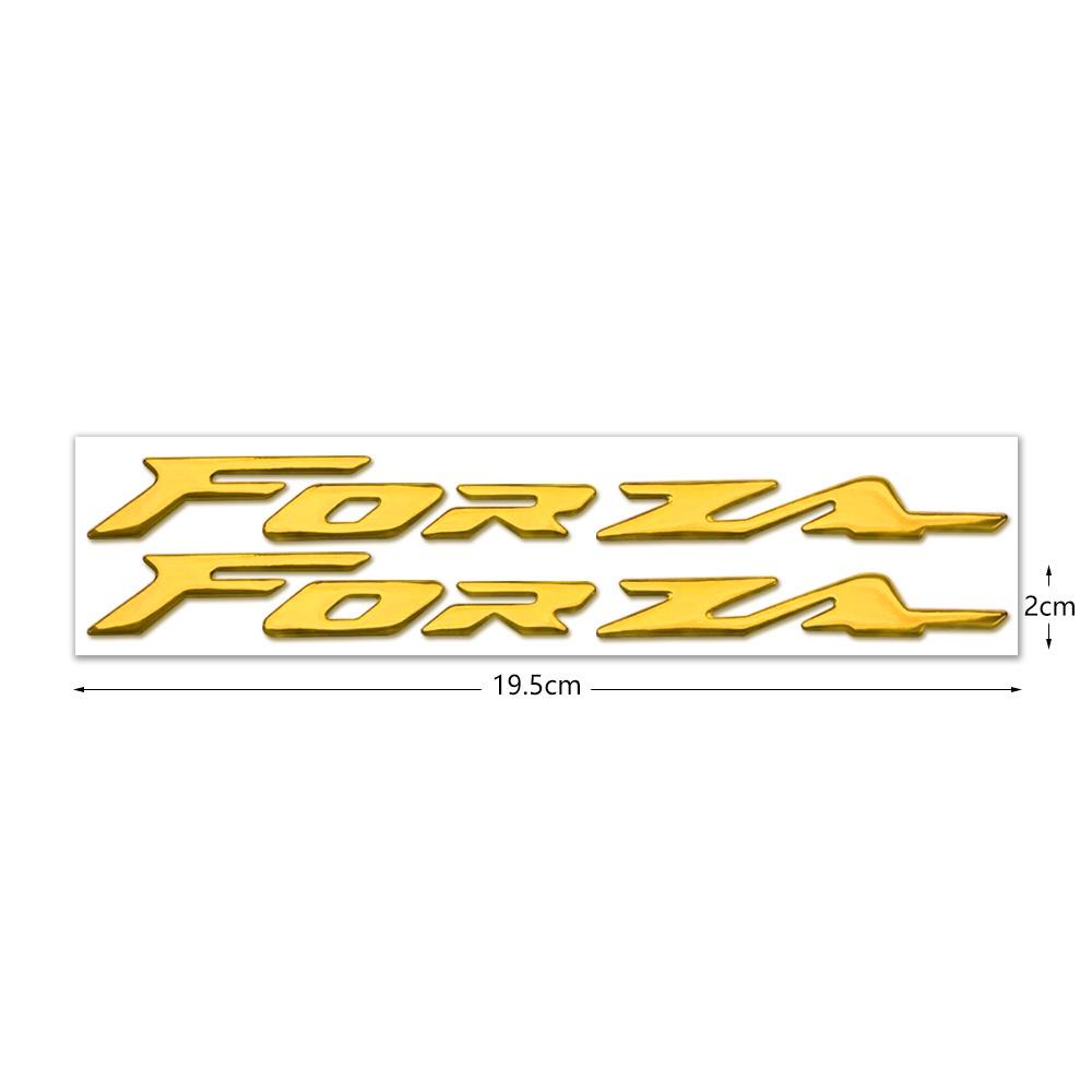Honda Forza logo 三维 PVC Blando Para 150 , 250 , 300 , 350 , 750 ...