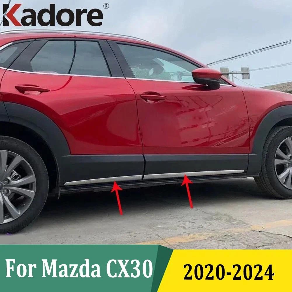 Para Mazda CX-30 CX30 2020 2021 2022 2023 2024 Cromo Lado De La Puerta ...