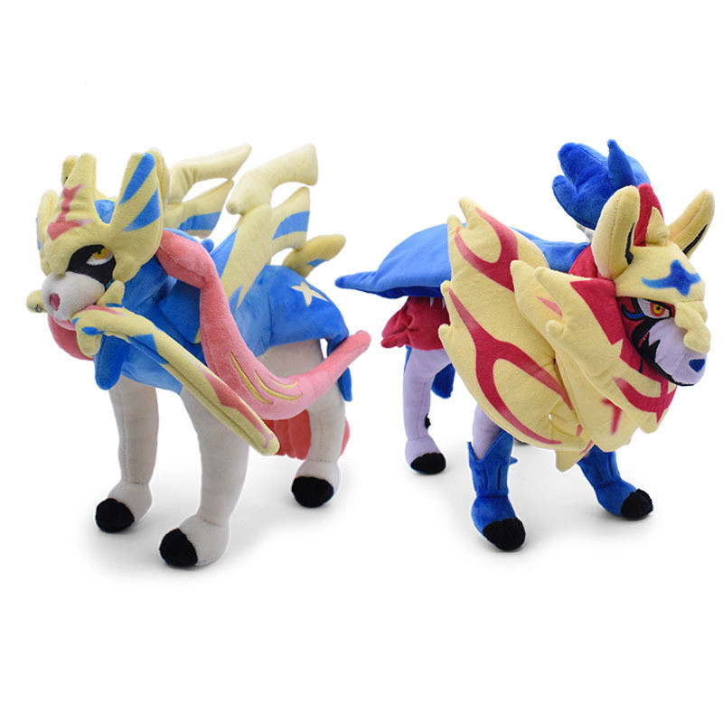 30cm Anime Pokemon Zacian Zamazenta Gala Región Legendaria Pokémon ...