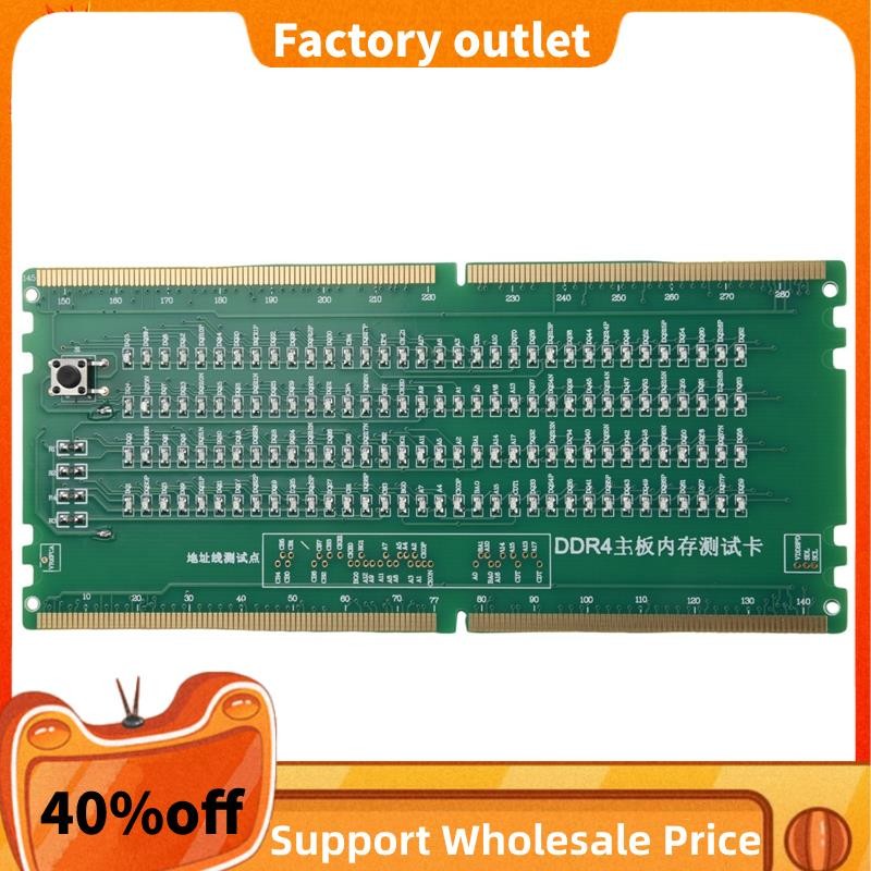DDR4 Tarjeta De Prueba RAM Ranura De Memoria Fuera LED Placa Base De Escritorio Reparación ...